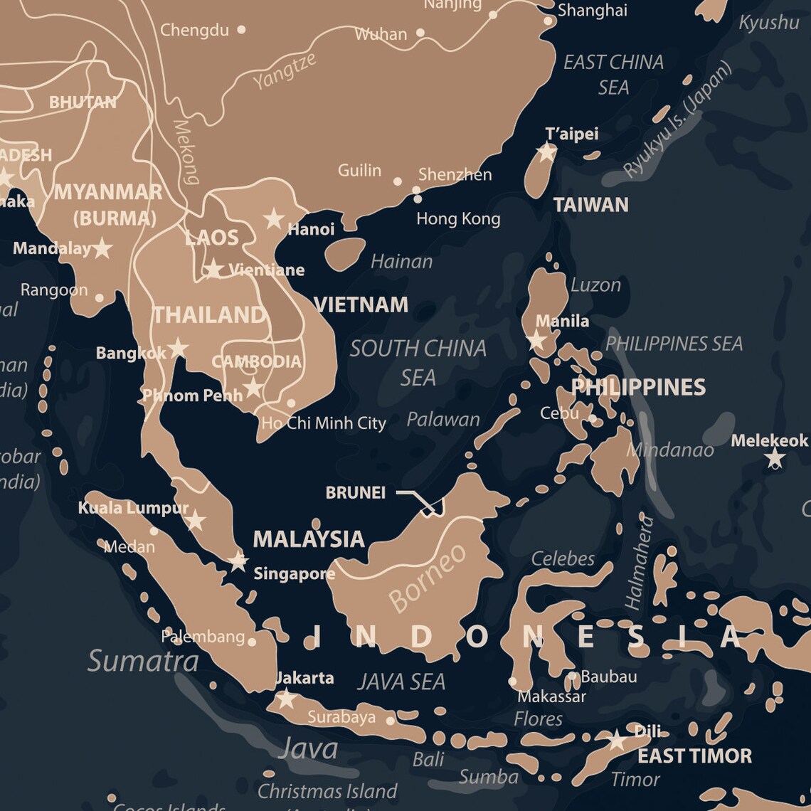 Personalised Push Pin World Map Pin Board Travel Map Navy | Etsy