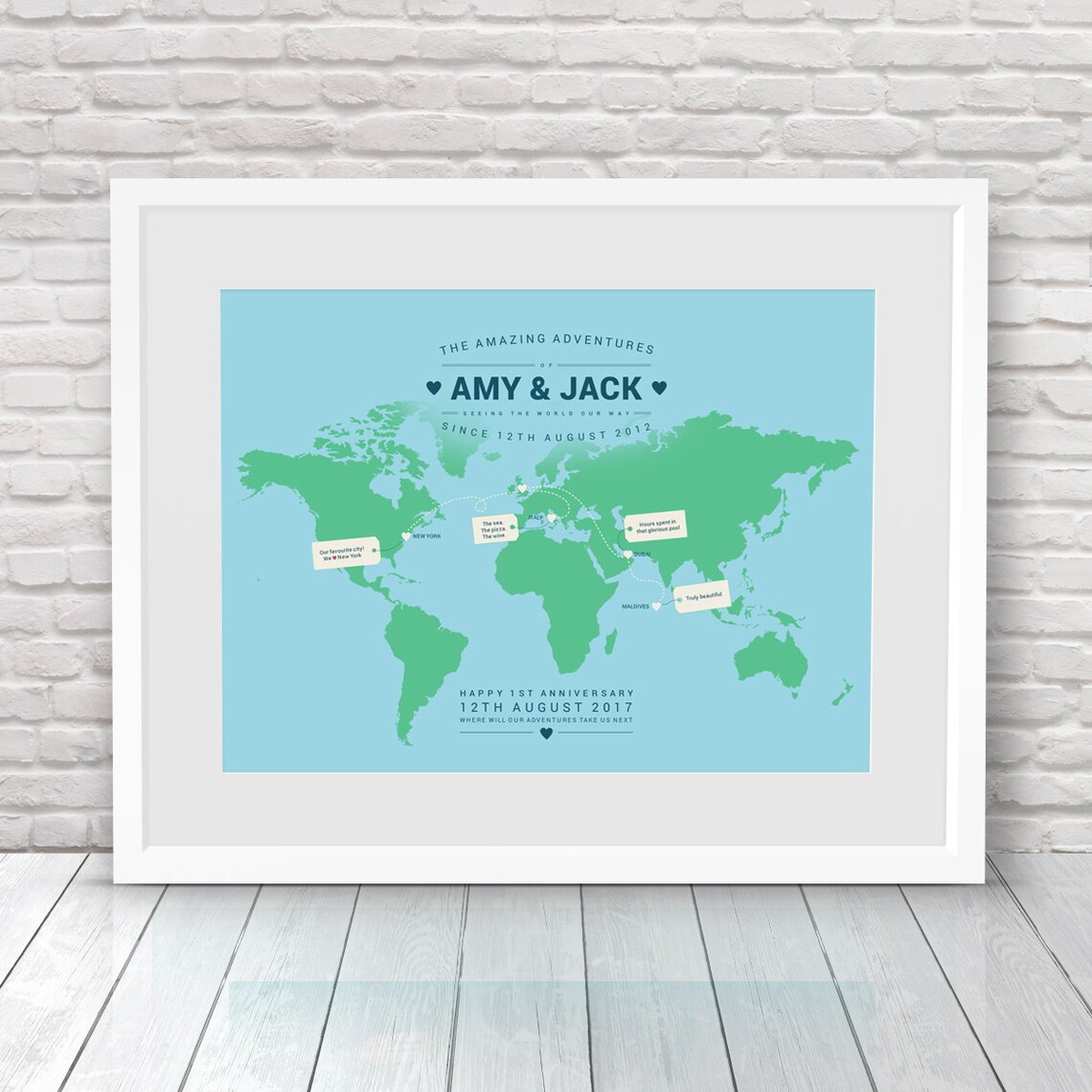Places We've Been Map Our Travels Map World Travel Map - Etsy