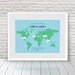 Places We've Been Map Our Travels Map World Travel Map - Etsy
