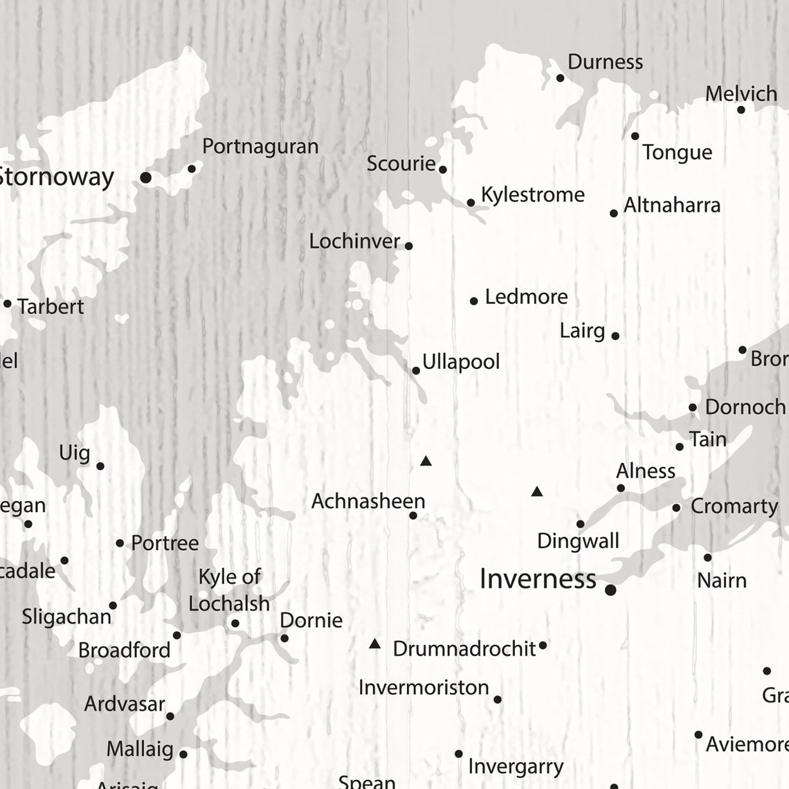 UK Map Pin Board Push Pin Map Personalised Road Trip Map - Etsy UK