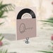 Record Table Numbers Music Theme Wedding Table Number Cards - Etsy