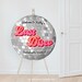 Disco Ball-style Welcome Sign, Birthday Party Sign, Let's Dance Roller ...