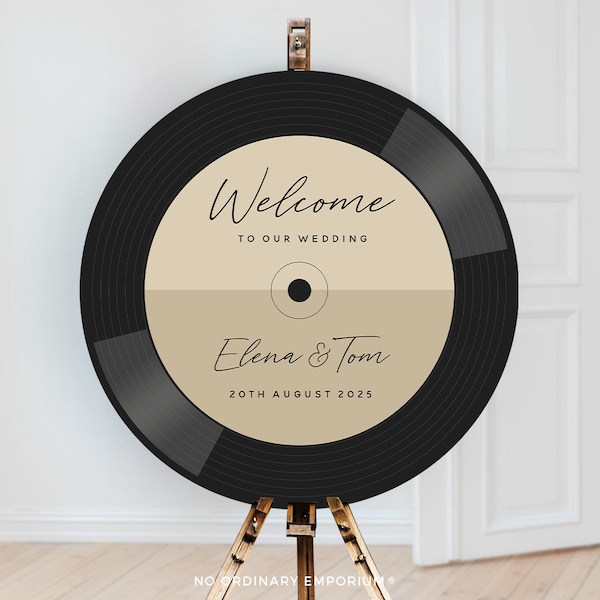 Welcome Sign Round - Etsy