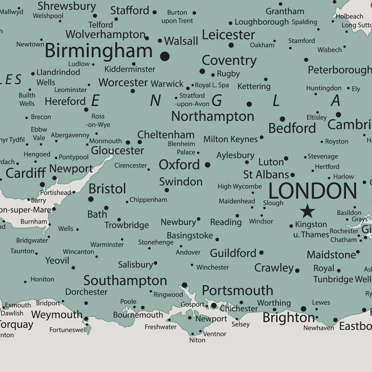 UK Push Pin Map Places Been in United Kingdom UK Travels - Etsy UK