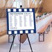 Movie Theme Wedding, Retro Table Plan, Film Seating Chart, Movie Theme ...