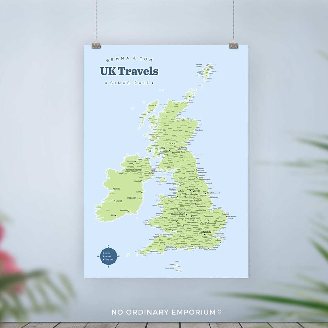 Places Been Britain Map UK Pin Board Map UK Travels Push Map | Etsy UK