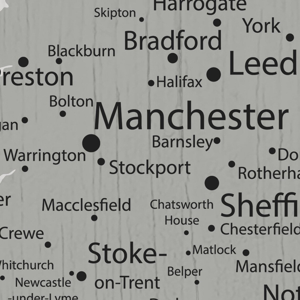 UK Map Pin Board England Push Pin Map Places Been United | Etsy UK