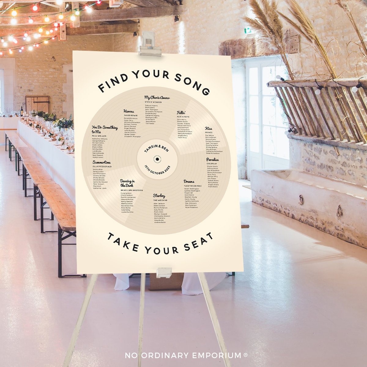 Record Table Plan Record Seating Chart Music Theme Wedding - Etsy Australia