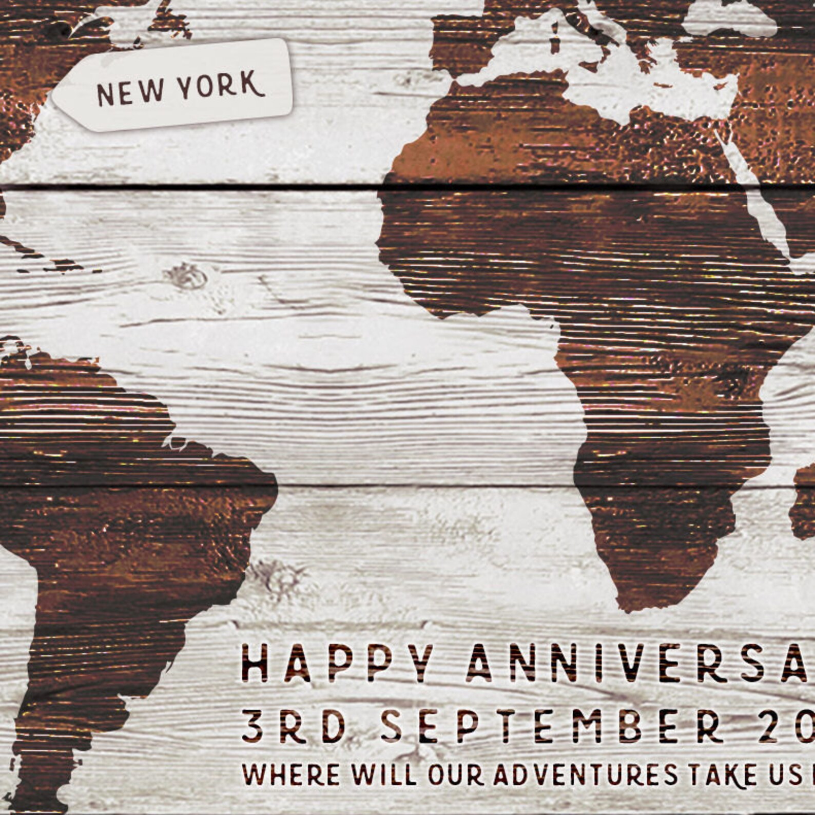 World Map Poster Print Wood Look Poster Travel Bucket List - Etsy