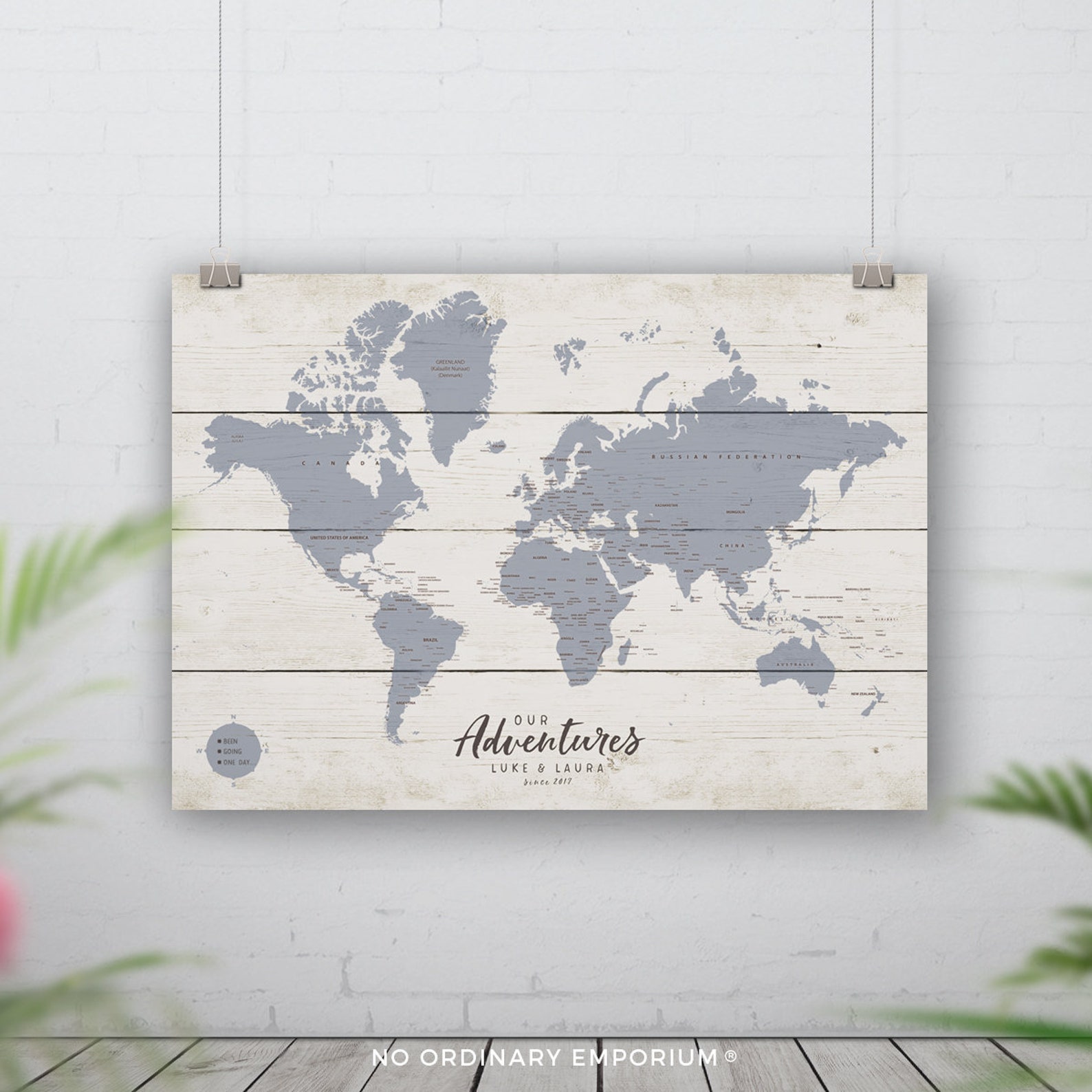 Pin Board Map Map of the World Push Pin Maps Foam Board - Etsy