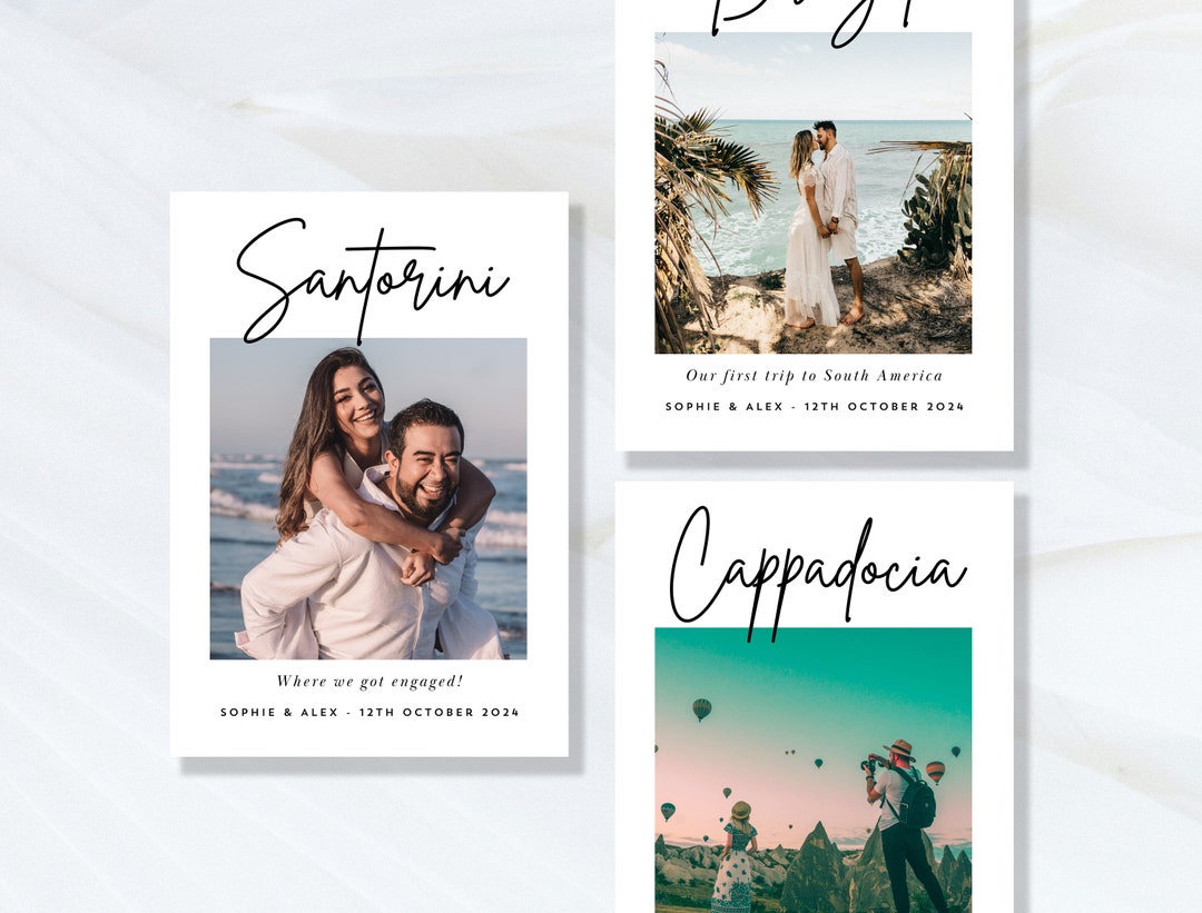 CANVA EDITABLE DIGITAL Template Photo Table Numbers, A5 and 5x7 Sizes ...