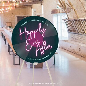 Neon-style (not Illuminated) Record Welcome Sign, 1950s Rock and Roll ...