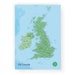 UK Push Pin Board Map, Places Been United Kingdom, UK Travels Map Gift ...