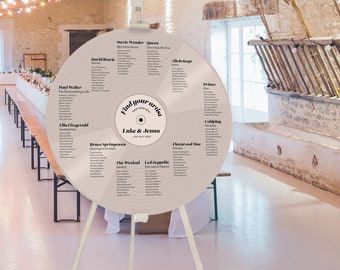 Record Seating Chart - Etsy