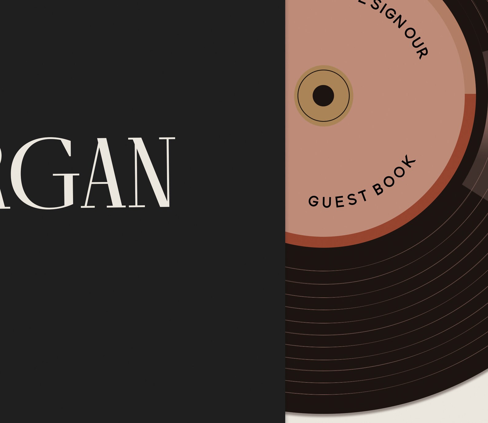 Music Theme Wedding Guest Book Festival Wedding Guestbook | Etsy