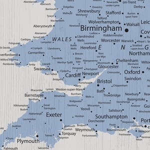 UK Pin Map, Push Pin Board, Places Been Britain, United Kingdom Travels ...