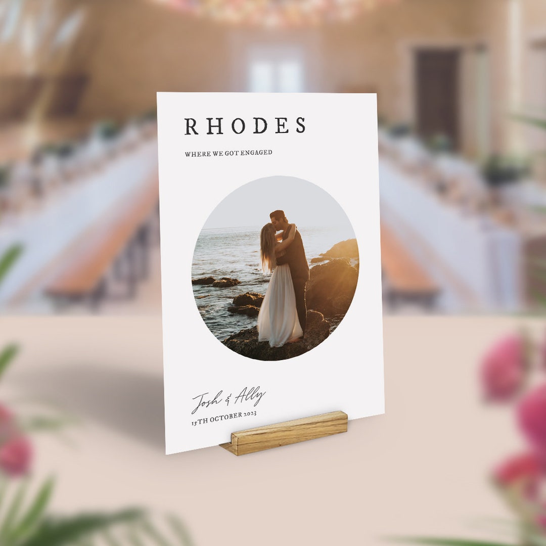 Travel Photo Table Numbers, Destination Wedding, Travel Theme Wedding, Modern Picture Table Name ...