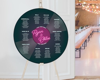 Disco Table Plan - Etsy