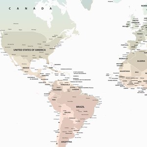 Round World Map, Our Adventures Map, Detailed World Pin Board, Places ...