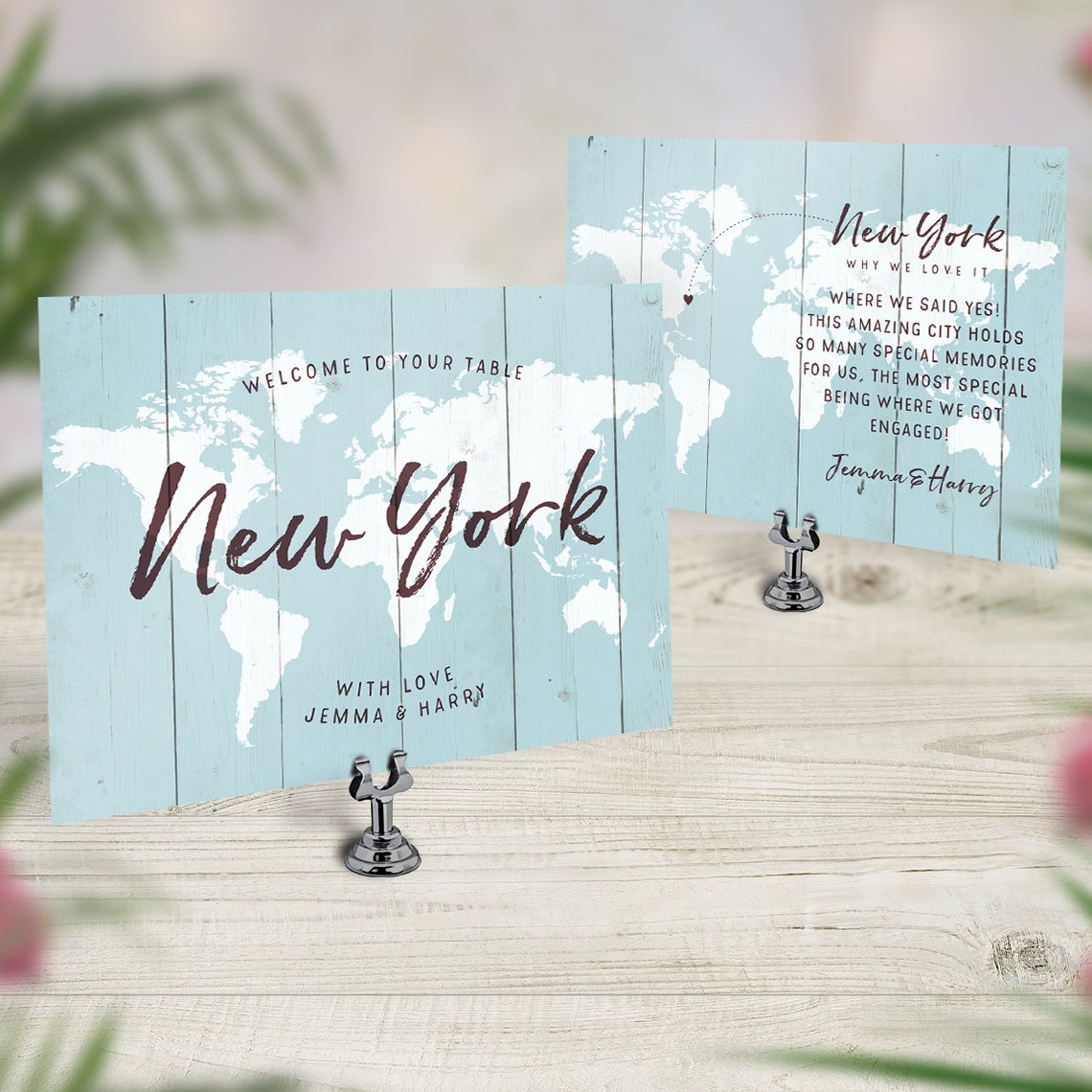 Wedding Country Table Names, City Rustic Table Numbers, Custom Table ...
