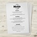Disco Wedding Menus, Retro Theme Wedding, Music Lovers Wedding Decor ...