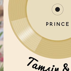 Music Theme Table Numbers, Vinyl-style Record Wedding Table Numbers ...