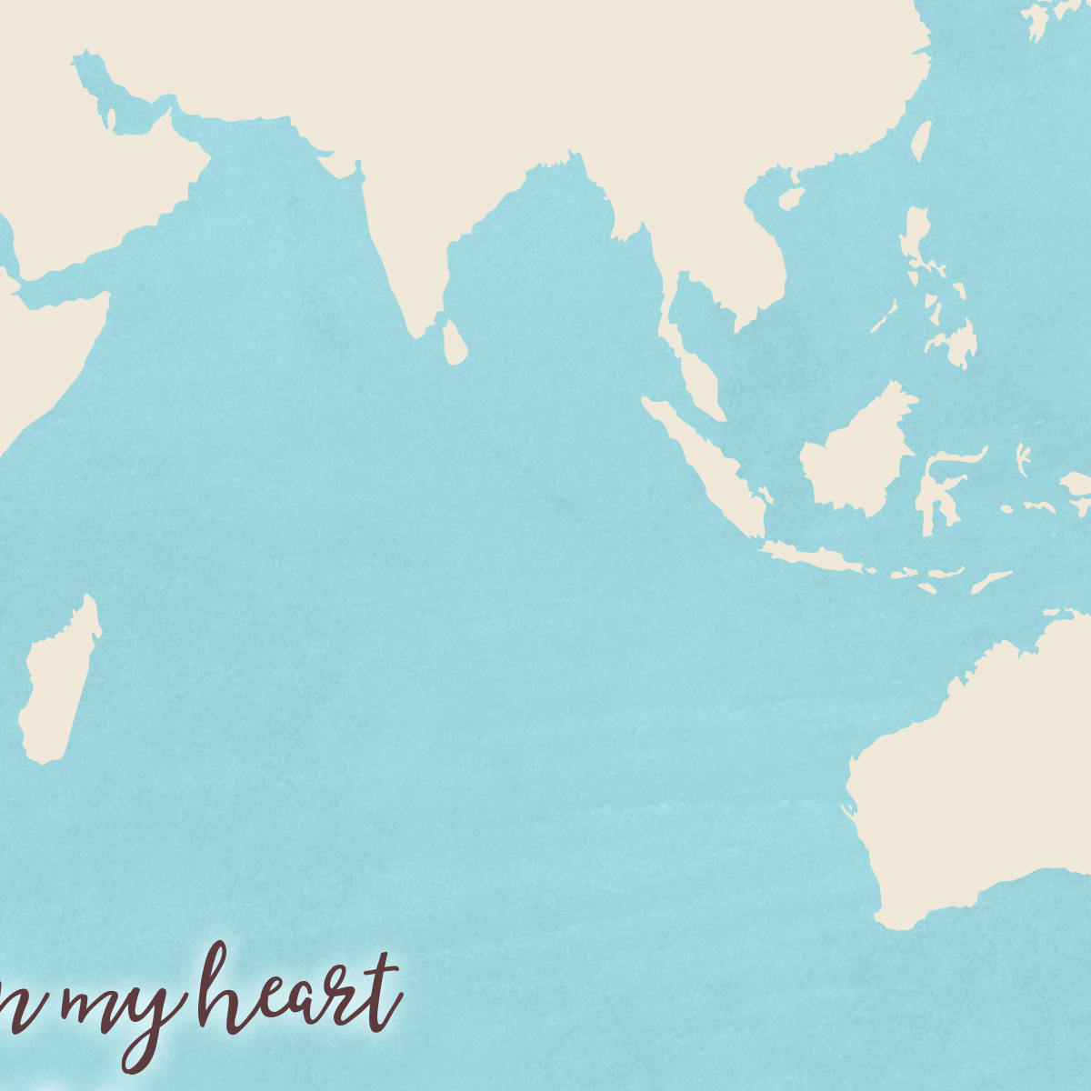 Long Distance Relationship Map Across the Miles Gift Miles - Etsy