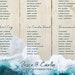 Beach Wedding Seating Chart, Ocean Theme Table Plan, Destination ...