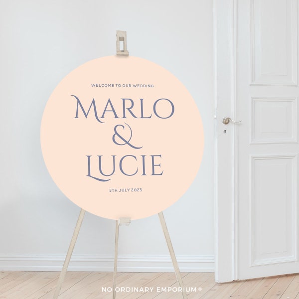 Round Foam Board Sign - Etsy