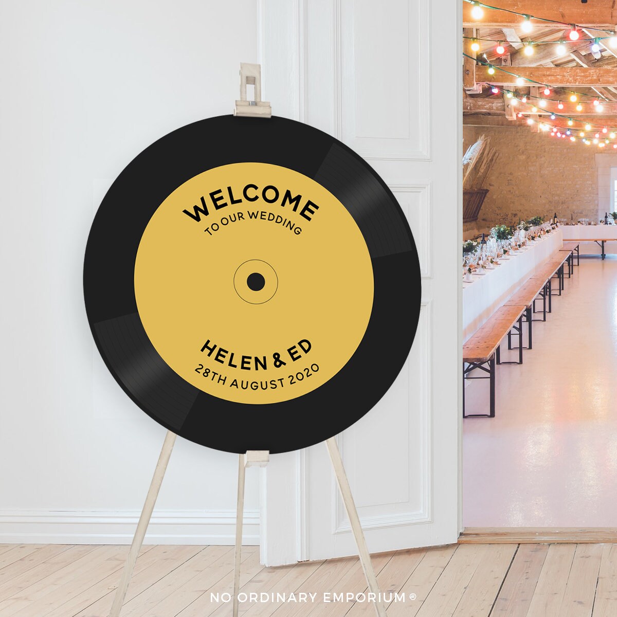 Vinyl Record-style Wedding Sign Favourite Song Music Theme - Etsy UK