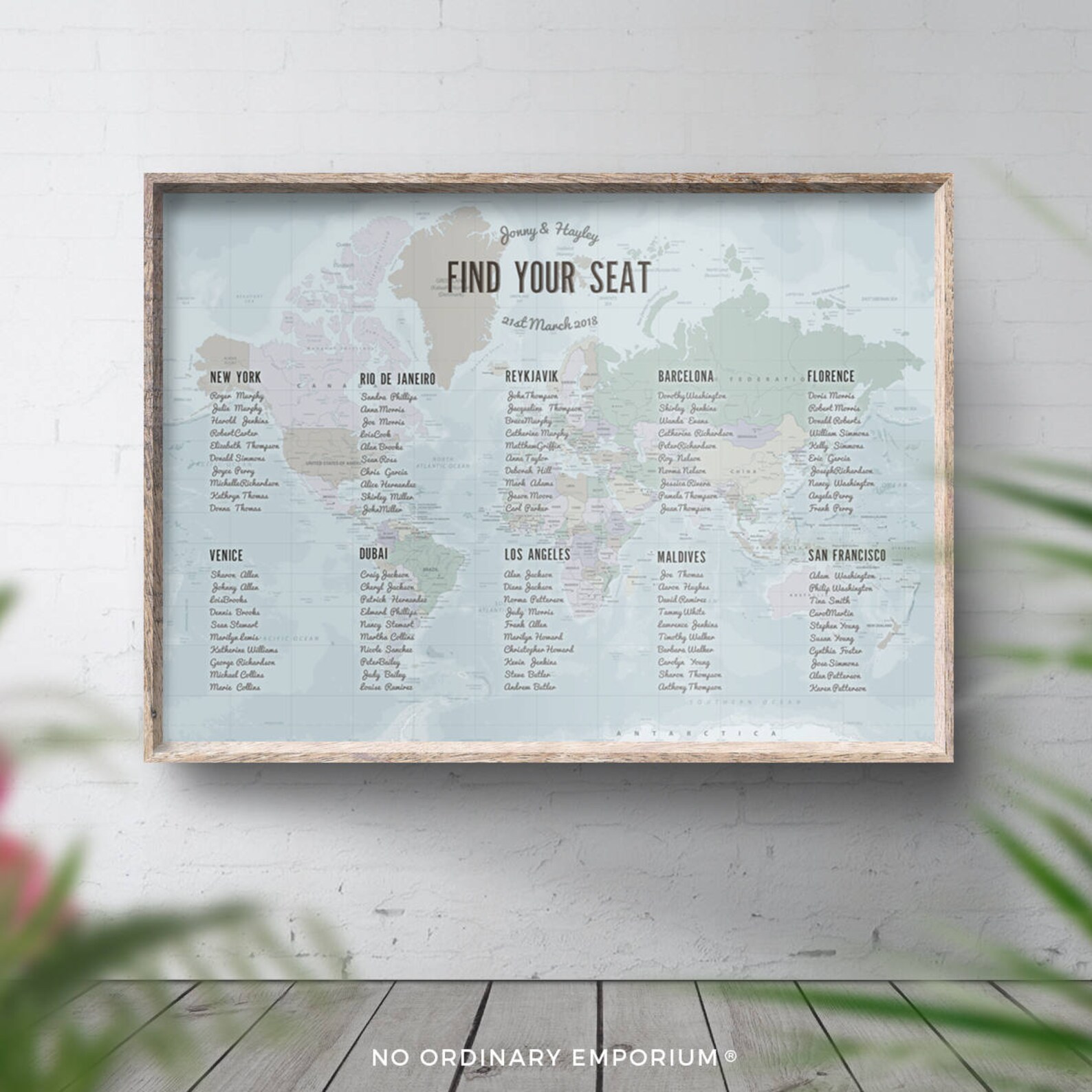 World Seating Chart Travel Theme Table Plan Map Seating | Etsy