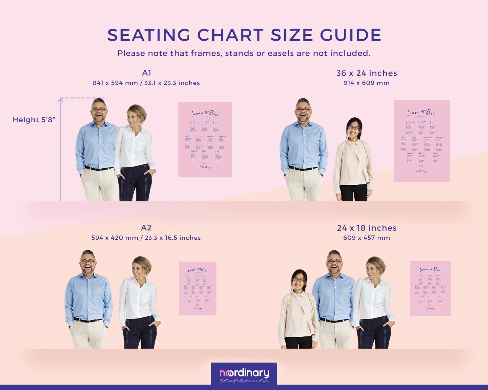 Arched Seating Chart, Curved Table Plan, Unique Quirky Wedding Decor ...