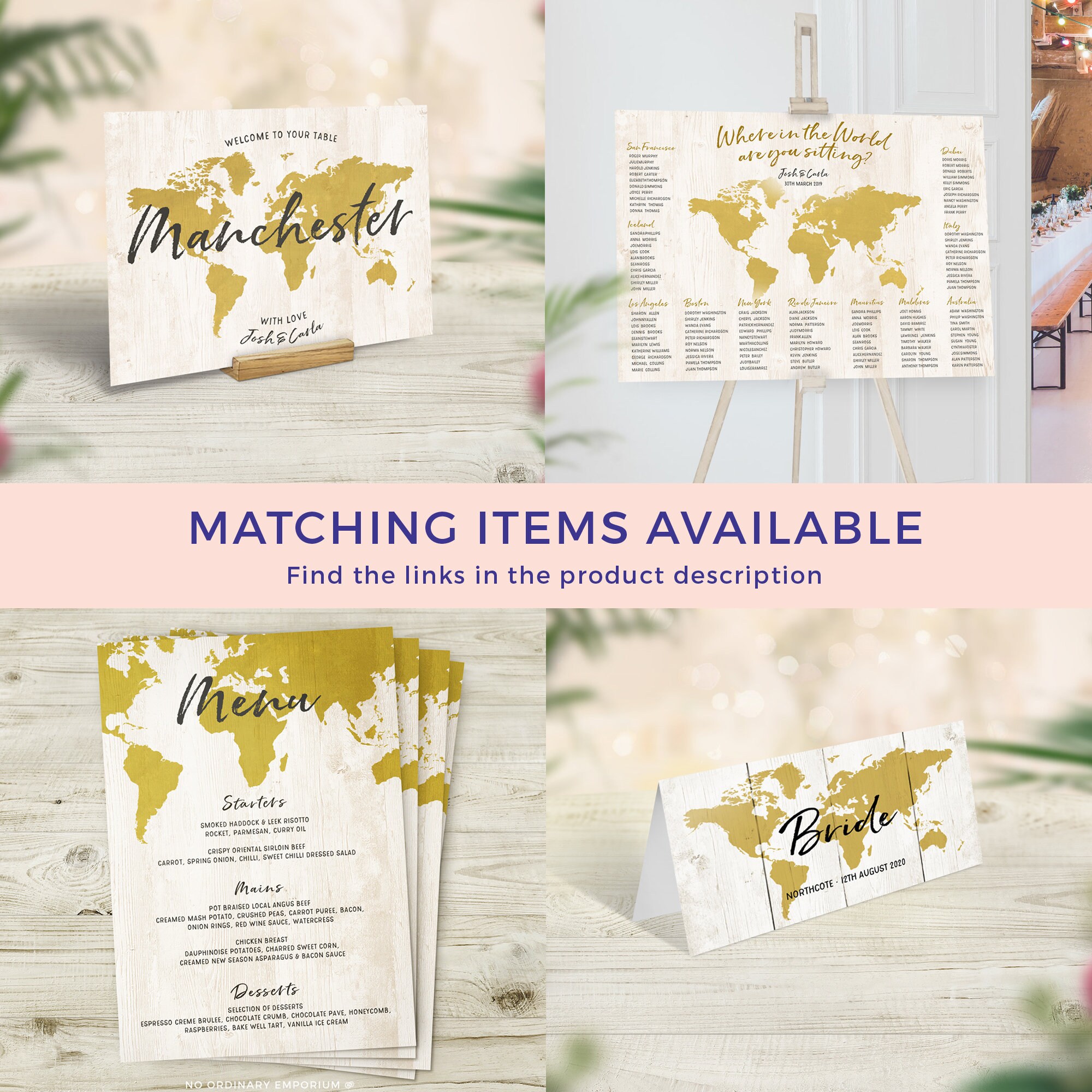 Map Table Names Travel Theme Wedding Cards With Locations - Etsy UK