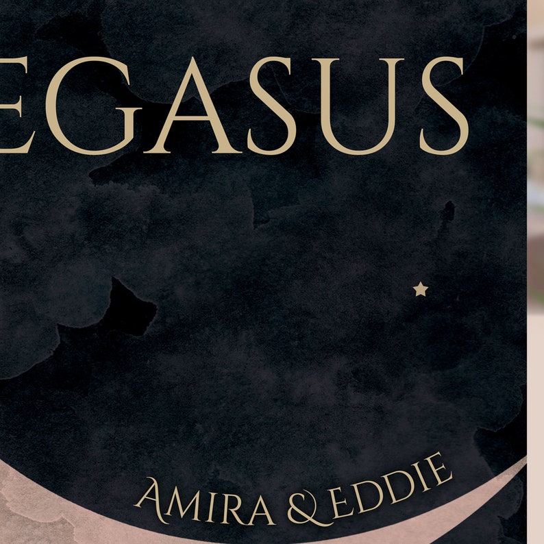 Moon and Stars Table Name Number Cards Celestial Wedding - Etsy