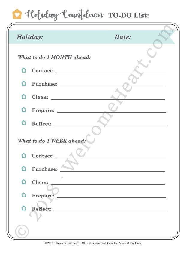 Hospitality Made Simple Printable Planner: Opening Your Home With Joy ...