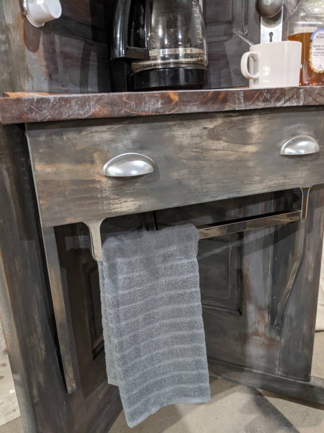 Corner Coffee Station-coffee Bar From a Recycled Door - Etsy