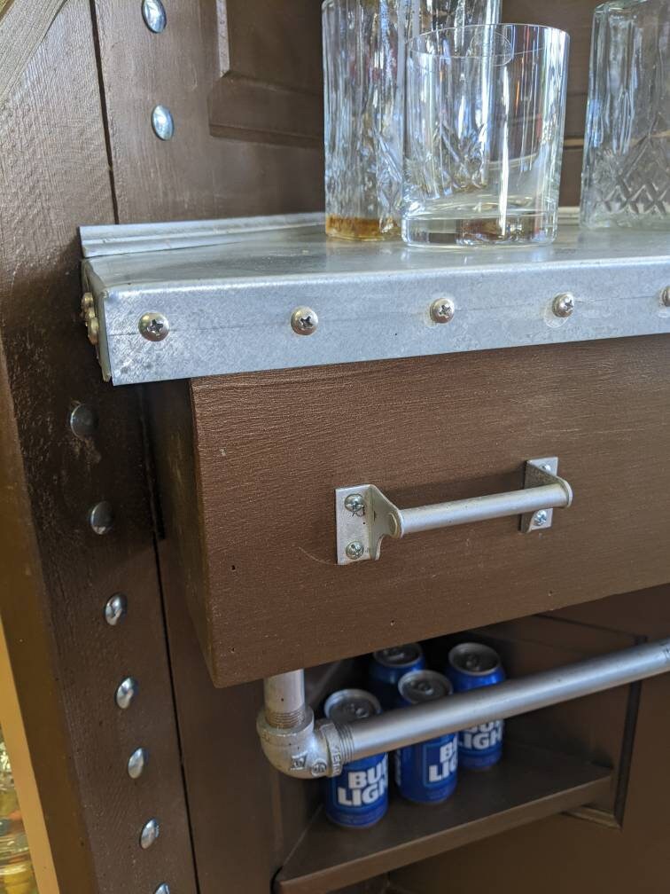 This Unique Corner Brew Bar Fits Nicely in Any Corner W/ - Etsy