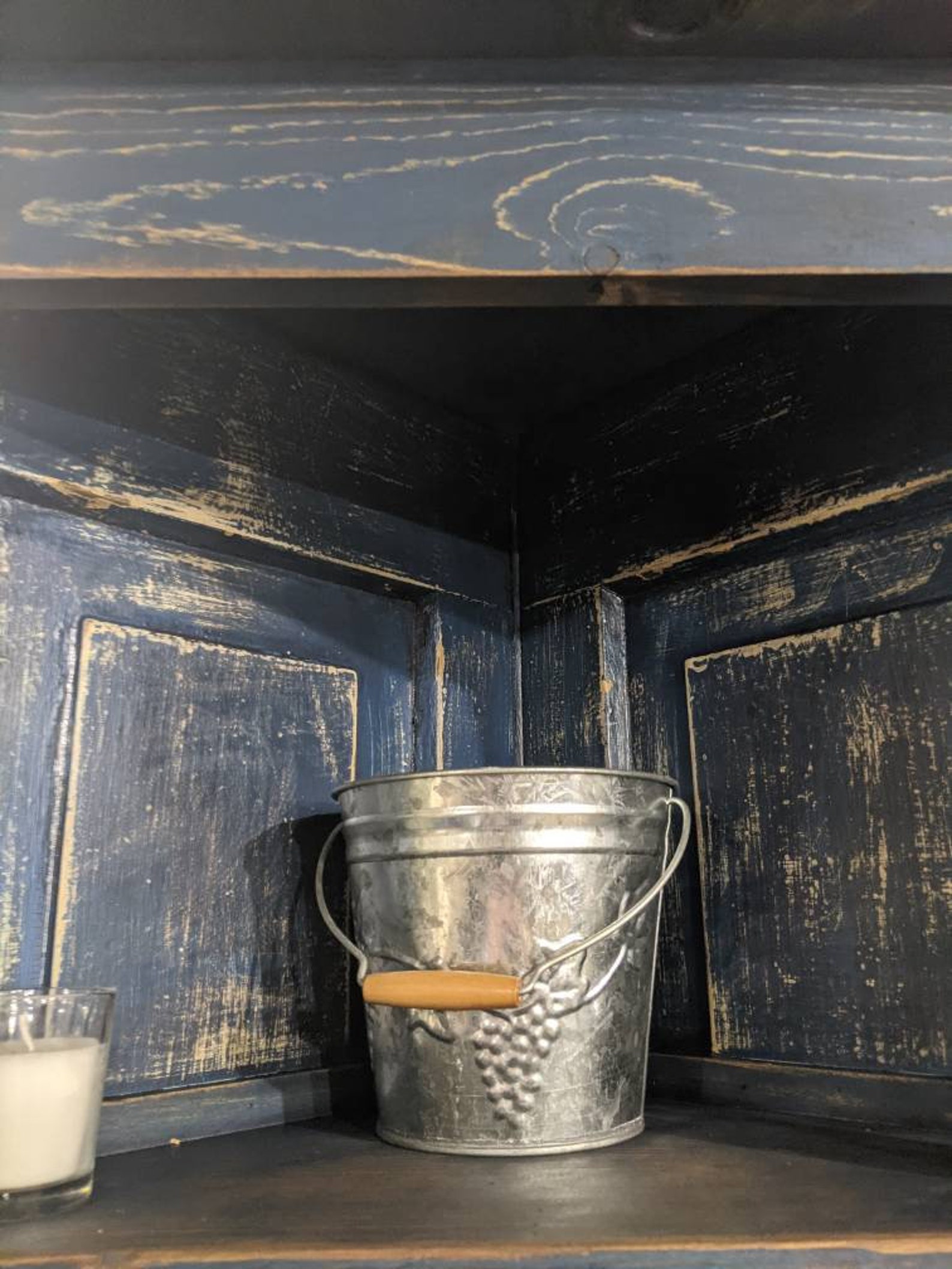 Corner Wine Bar From a Upcycled Door, With a Wine Storage Bin, and a ...