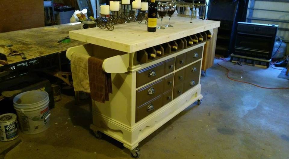 This Recycled Dresser, Makes the Perfect Kitchen Island! as Far as ...
