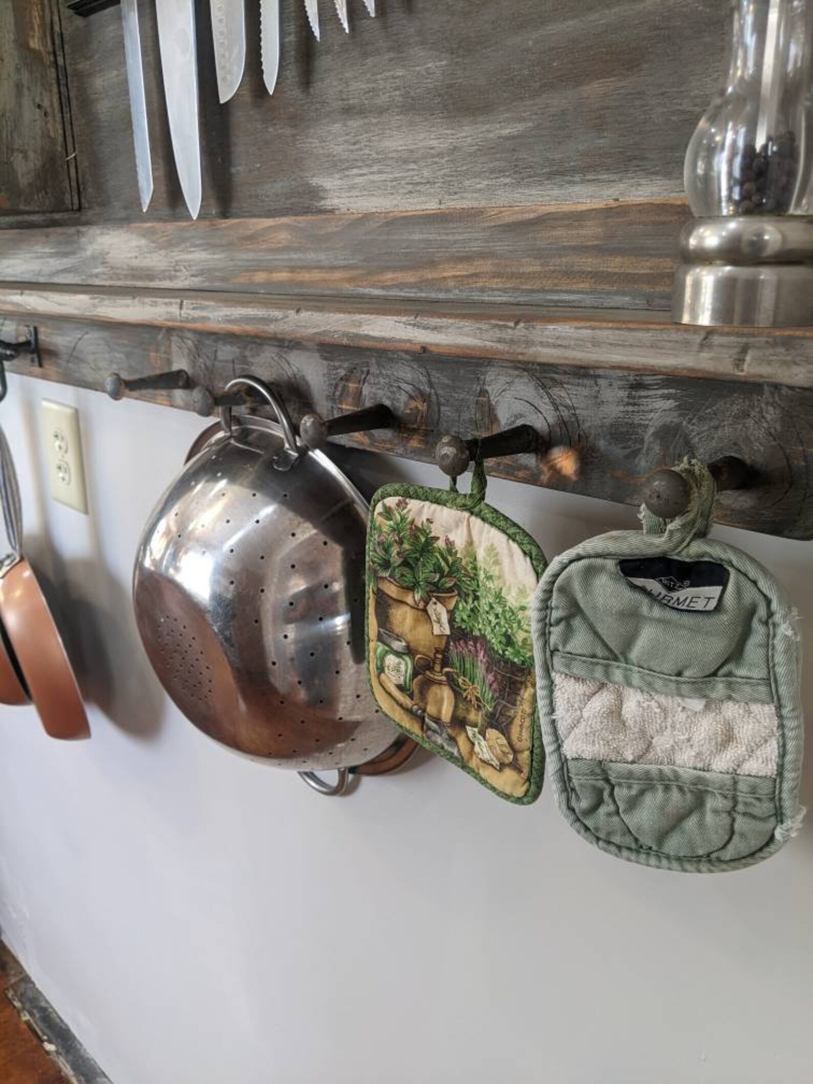 Personalized Pot Rack, Pot Lid Holder, Hot Pad Holder, Magnetic ...