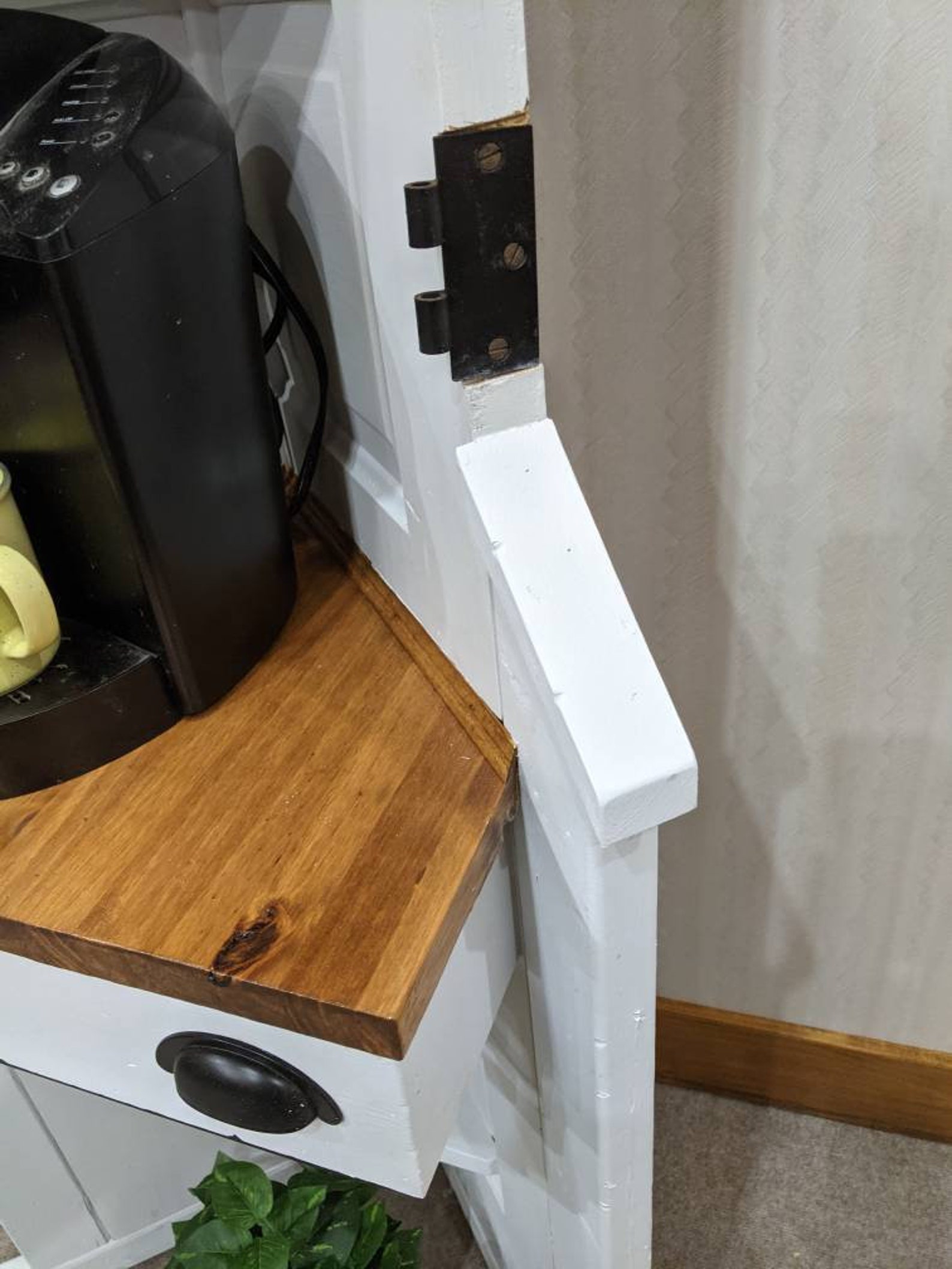 Corner Coffee Station - Coffee Bar - From a Recycled Door - W/"k" Cup ...