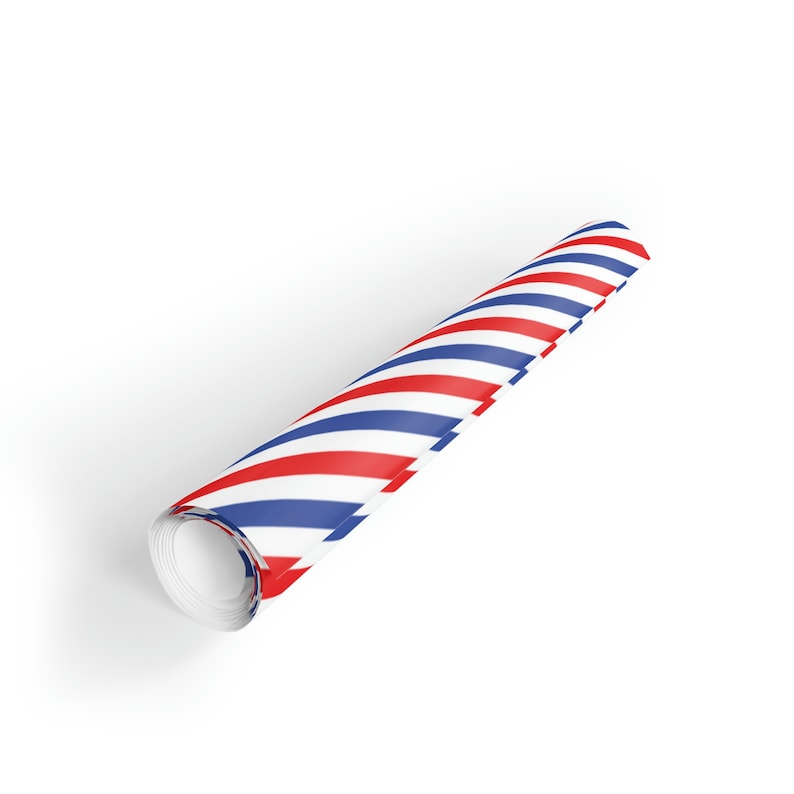 Vintage Barbershop Pole Themed Gift Wrapping Paper Rolls - Etsy