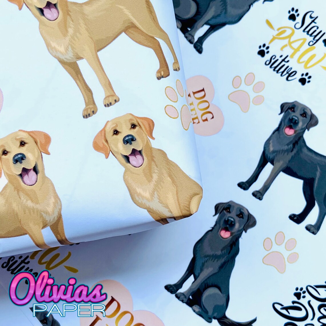 LABRADOR RETRIEVER Paper Wrapping Gift Wrap Sheets - Etsy