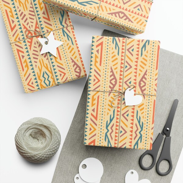 Native American Wrapping Paper - Etsy