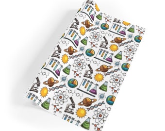 SCIENCE GIFT WRAP Scientist Medical Chemist Physics Inspired Wrapping ...