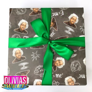 EINSTEIN GIFT WRAP | Science Quantum Physics Theory Albert Wrapping ...