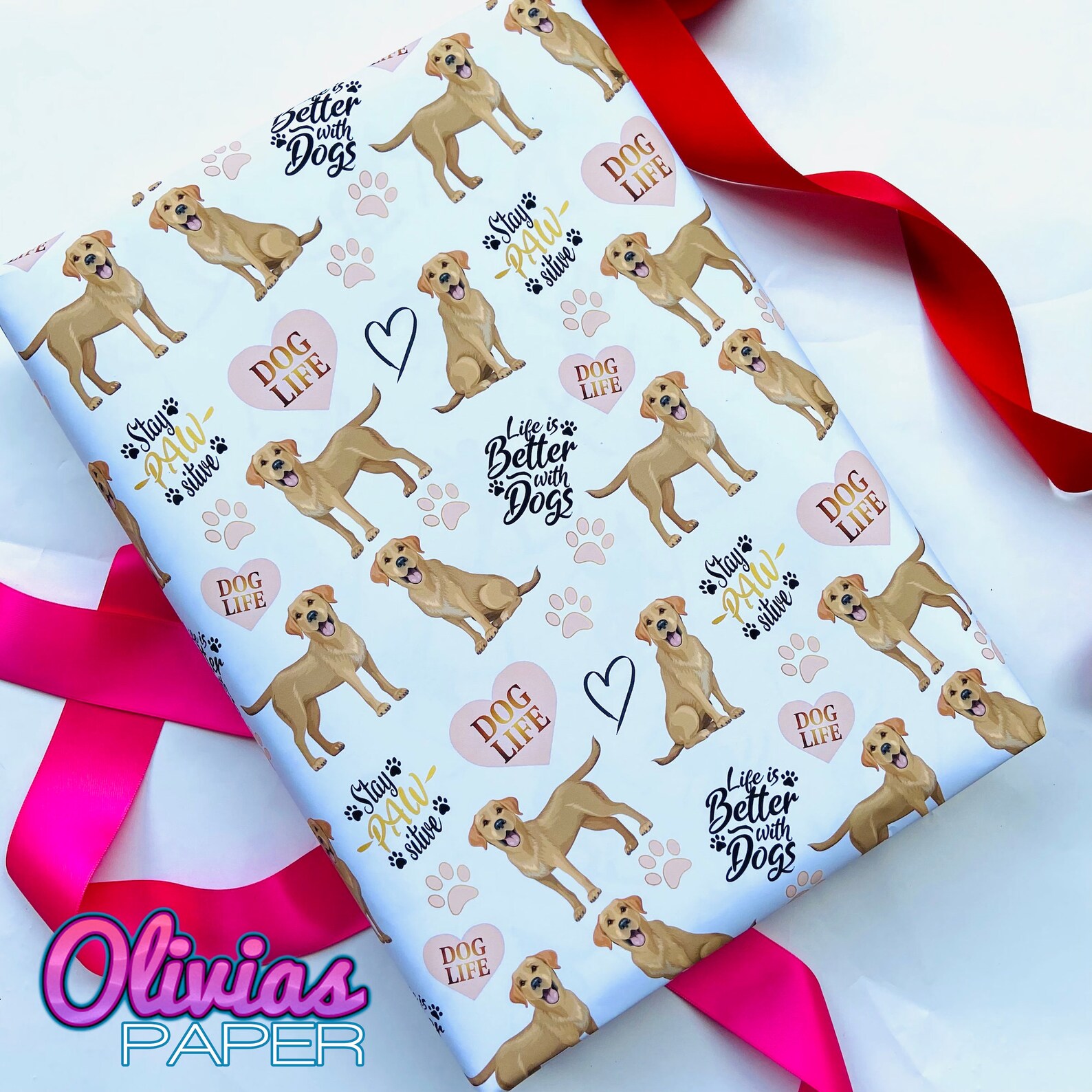LABRADOR RETRIEVER Paper Wrapping Gift Wrap Sheets - Etsy