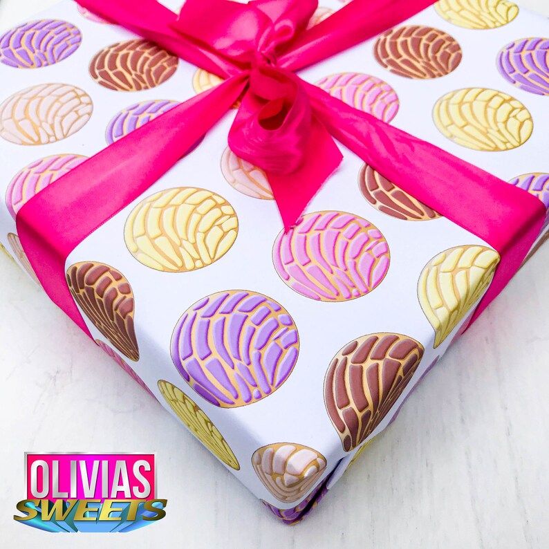 CONCHA WRAPPING PAPER Thick Wrapping Gift Wrap Sheets Mexican - Etsy