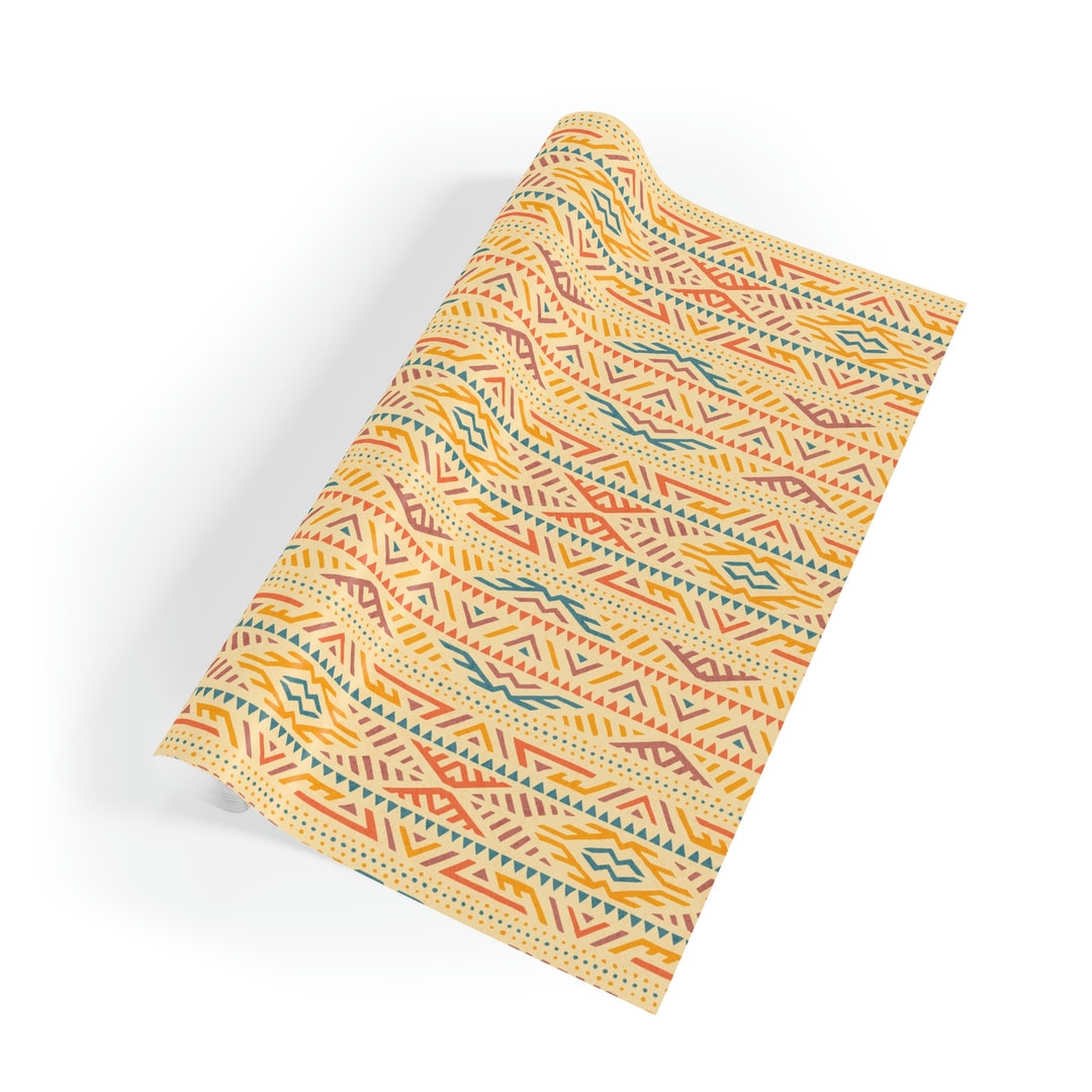 Tribal Native American Indian Themed Gift Wrapping Paper Rolls - 28"x79 ...