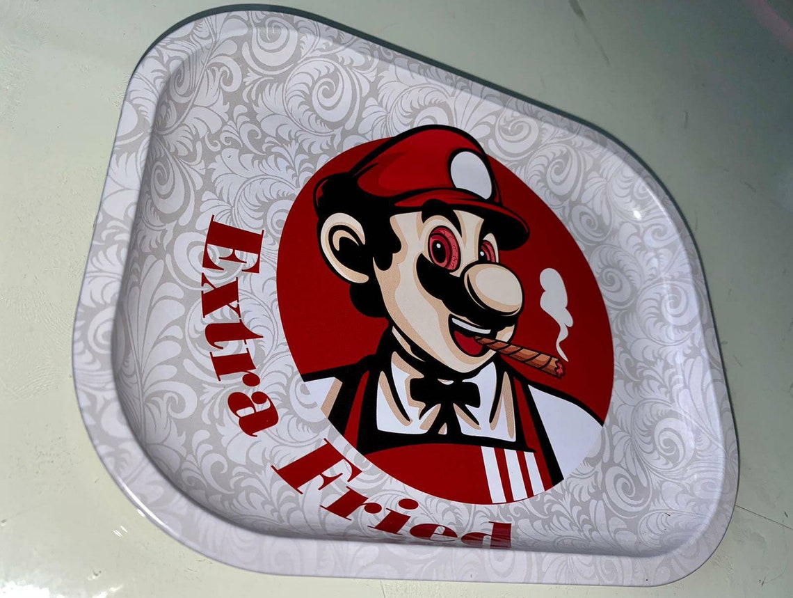 Rolling Tray Mario extra fried | Etsy